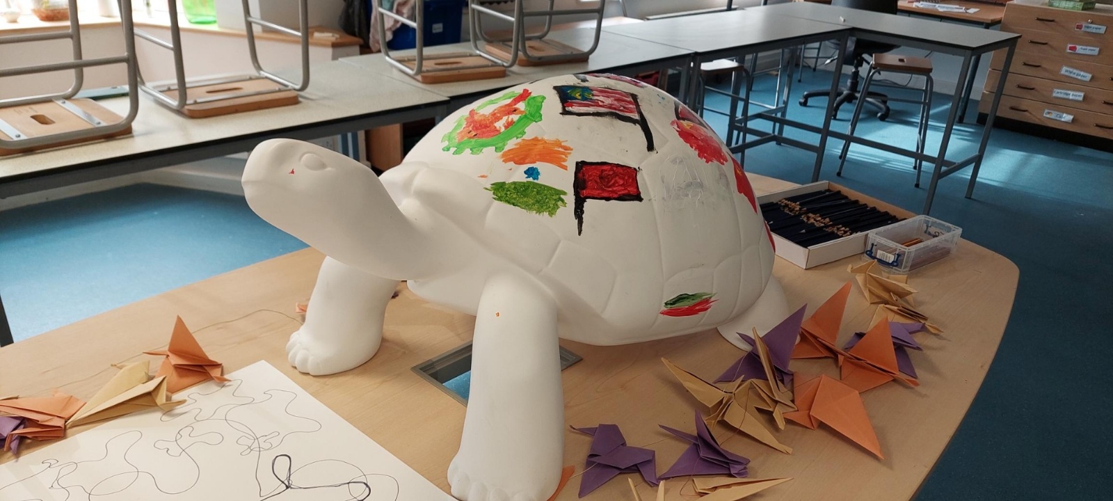 Rouge Bouillon School - Durrell Tortoise Takeover